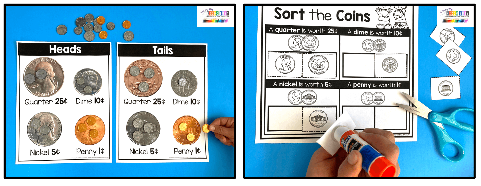 Dollars and Coins - Money Math for Kindergarten and First Grade ...