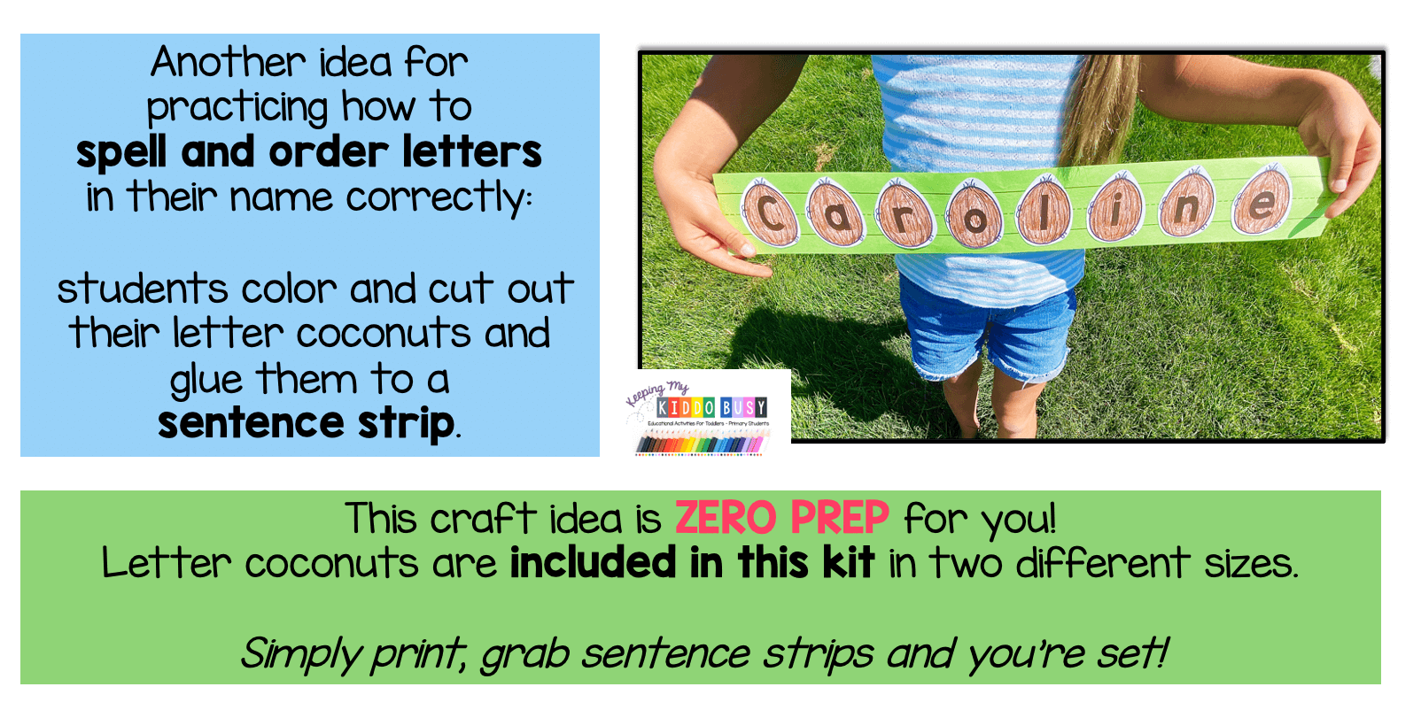 Chicka Chicka Boom Boom - Name Activities and Crafts for Preschool and ...