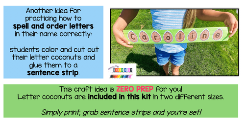 Chicka Chicka Boom Boom - Name Activities and Crafts for Preschool and ...