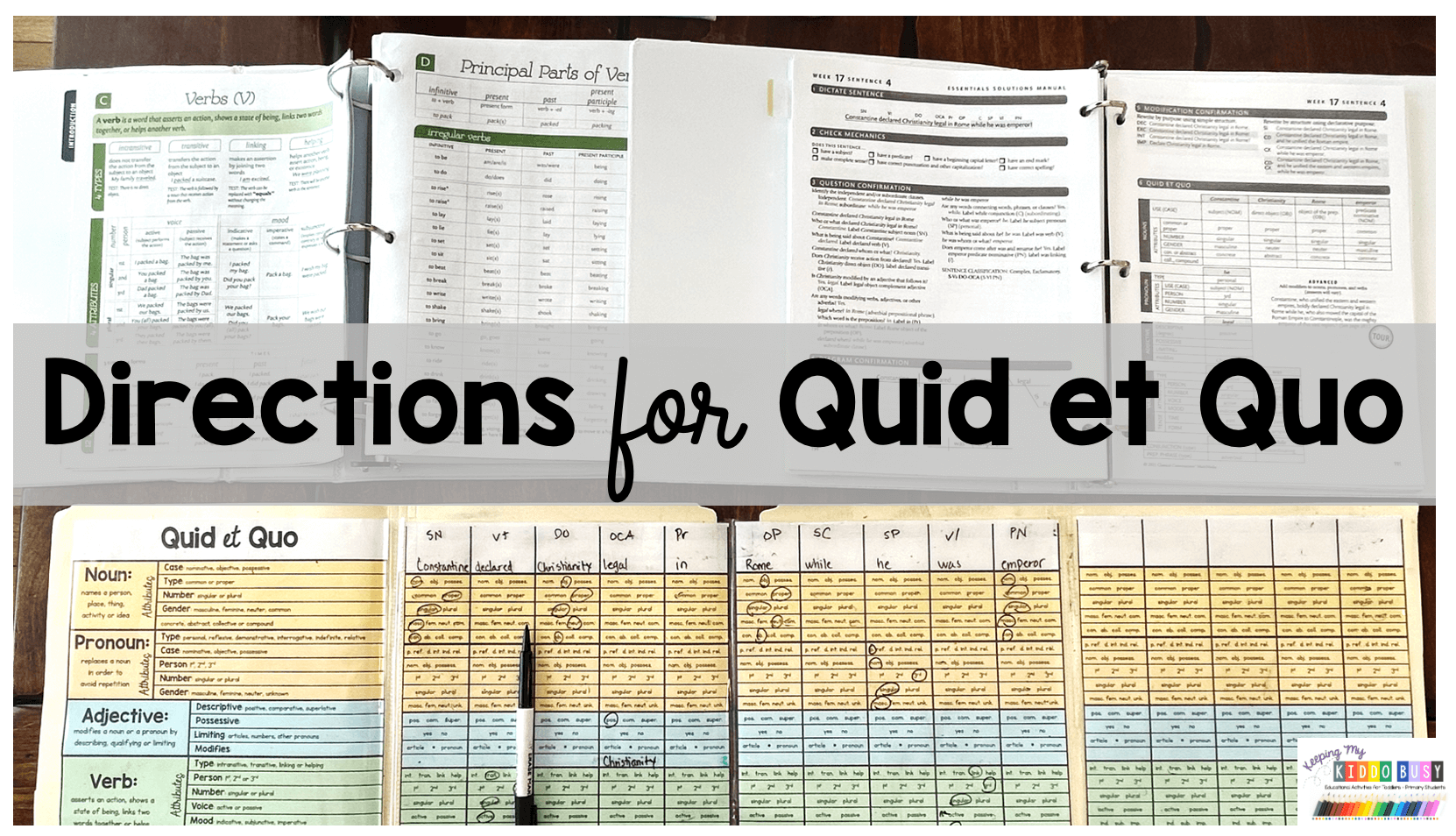 Quid et Quo and Complex Sentences - Video Tutorial and FREE Printable ...