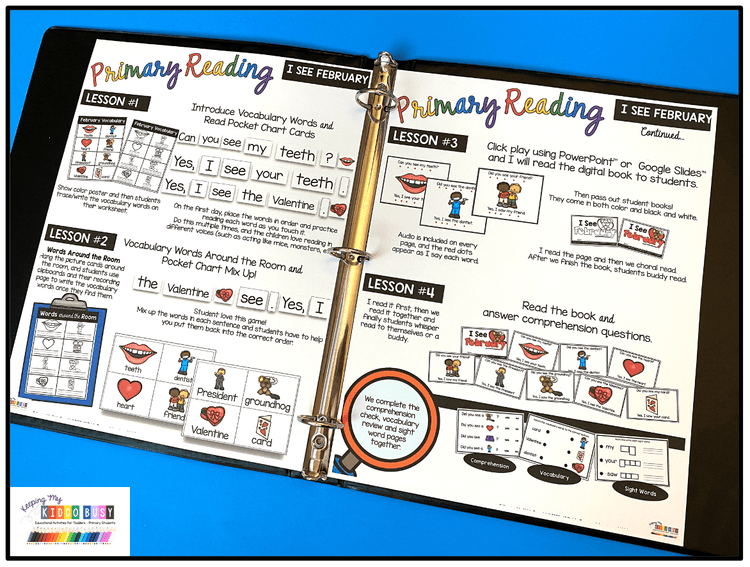 February Reading Unit for Pre-k and Kindergarten — Keeping My Kiddo Busy