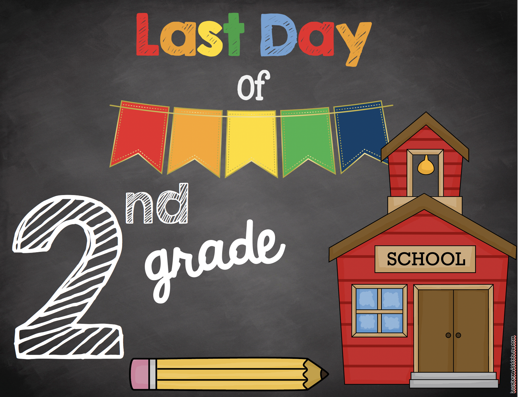 FREE Last Day of School Signs — Keeping My Kiddo Busy