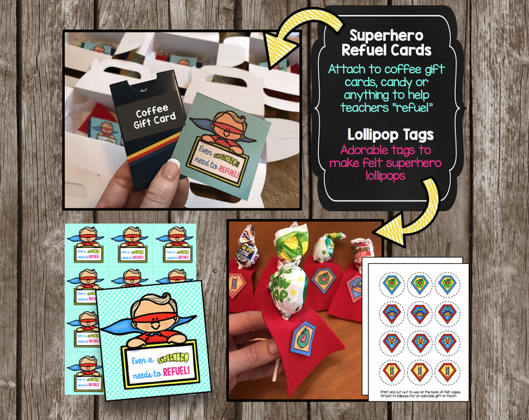 Superhero Teacher Appreciation — Keeping My Kiddo Busy