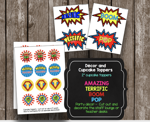 Superhero Teacher Appreciation — Keeping My Kiddo Busy