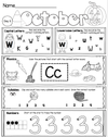 October Kindergarten Morning Work - FREE WEEK! — Keeping My Kiddo Busy