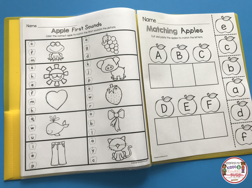 September Math and Literacy Pack - FREEBIES — Keeping My Kiddo Busy