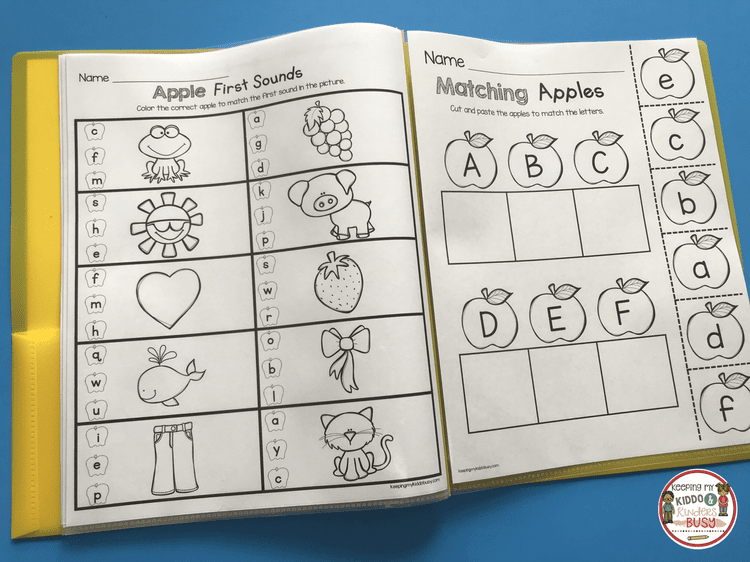 September Math and Literacy Pack - FREEBIES — Keeping My Kiddo Busy