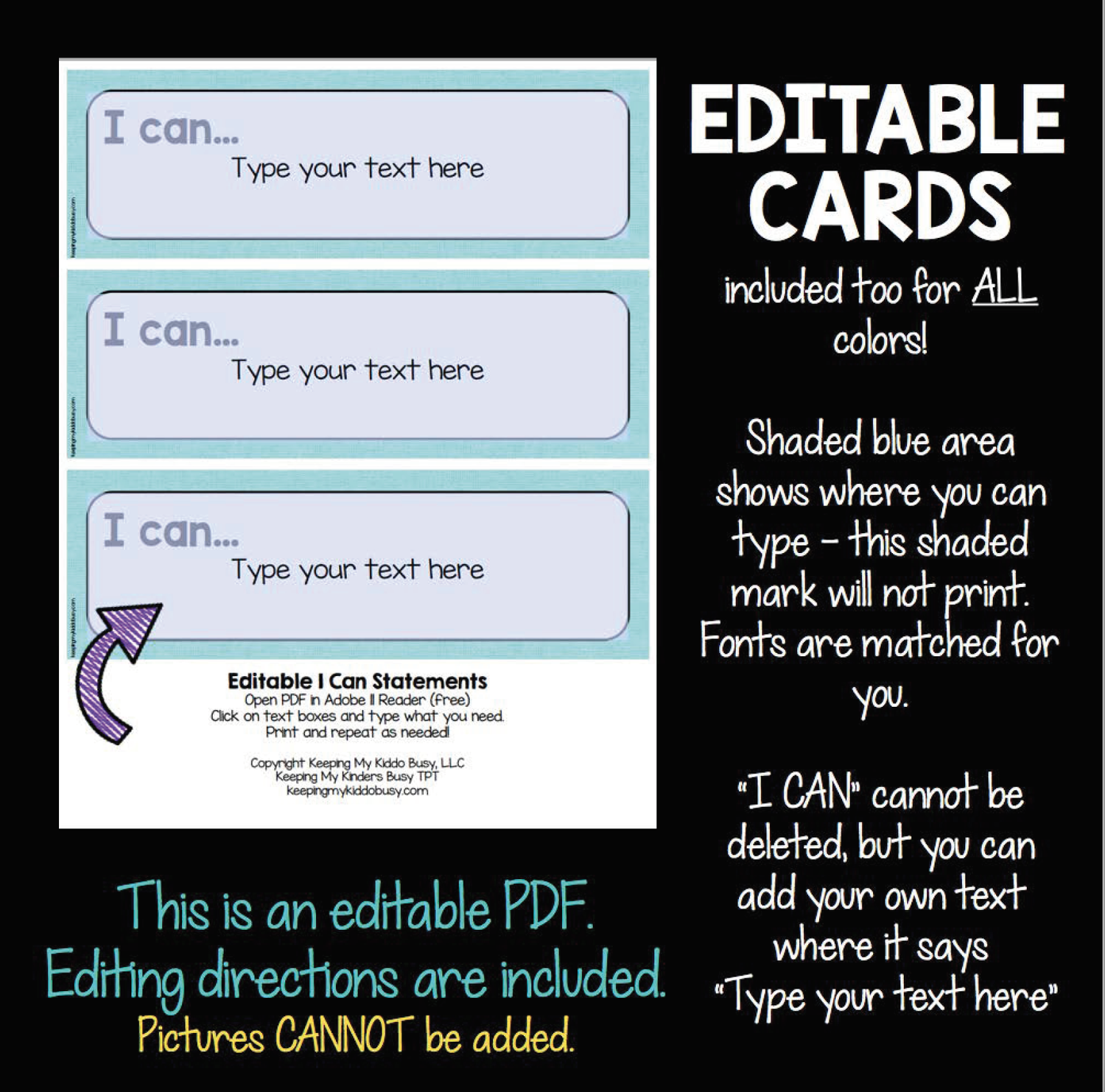 Kindergarten Standards - I Can Statements - FREEBIES — Keeping My Kiddo ...