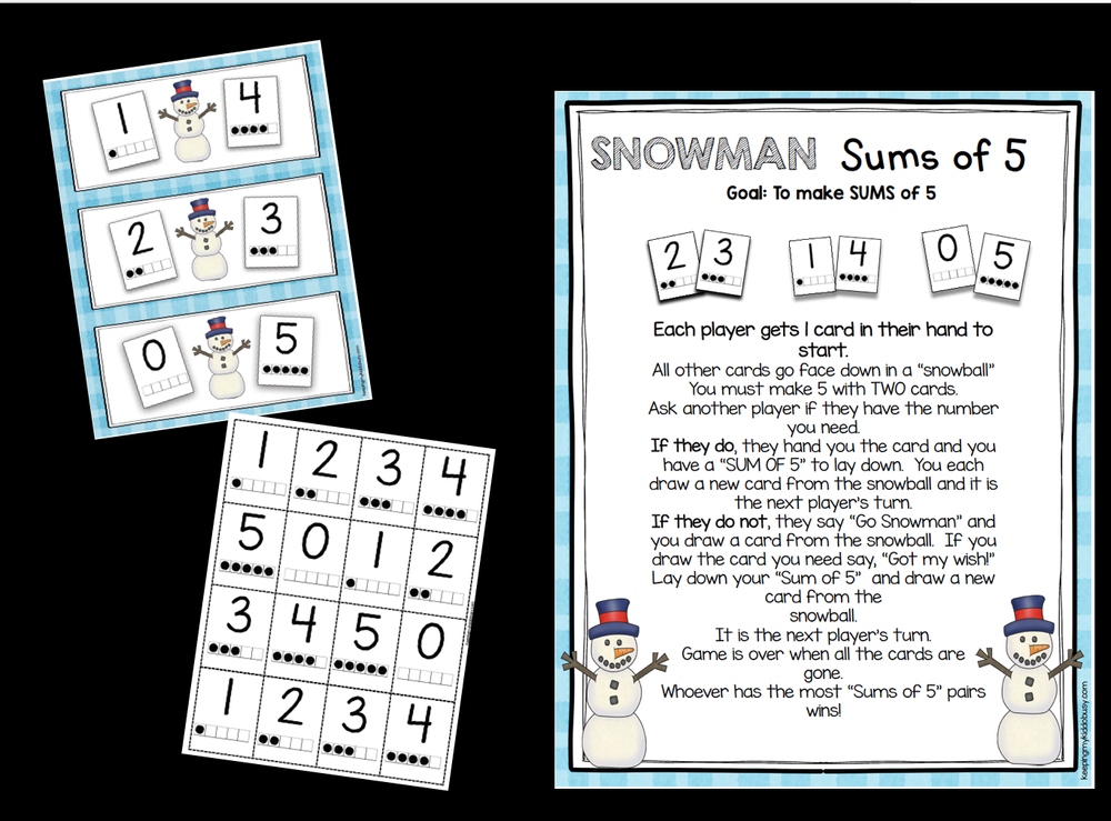 FREE Kindergarten Centers for January — Keeping My Kiddo Busy