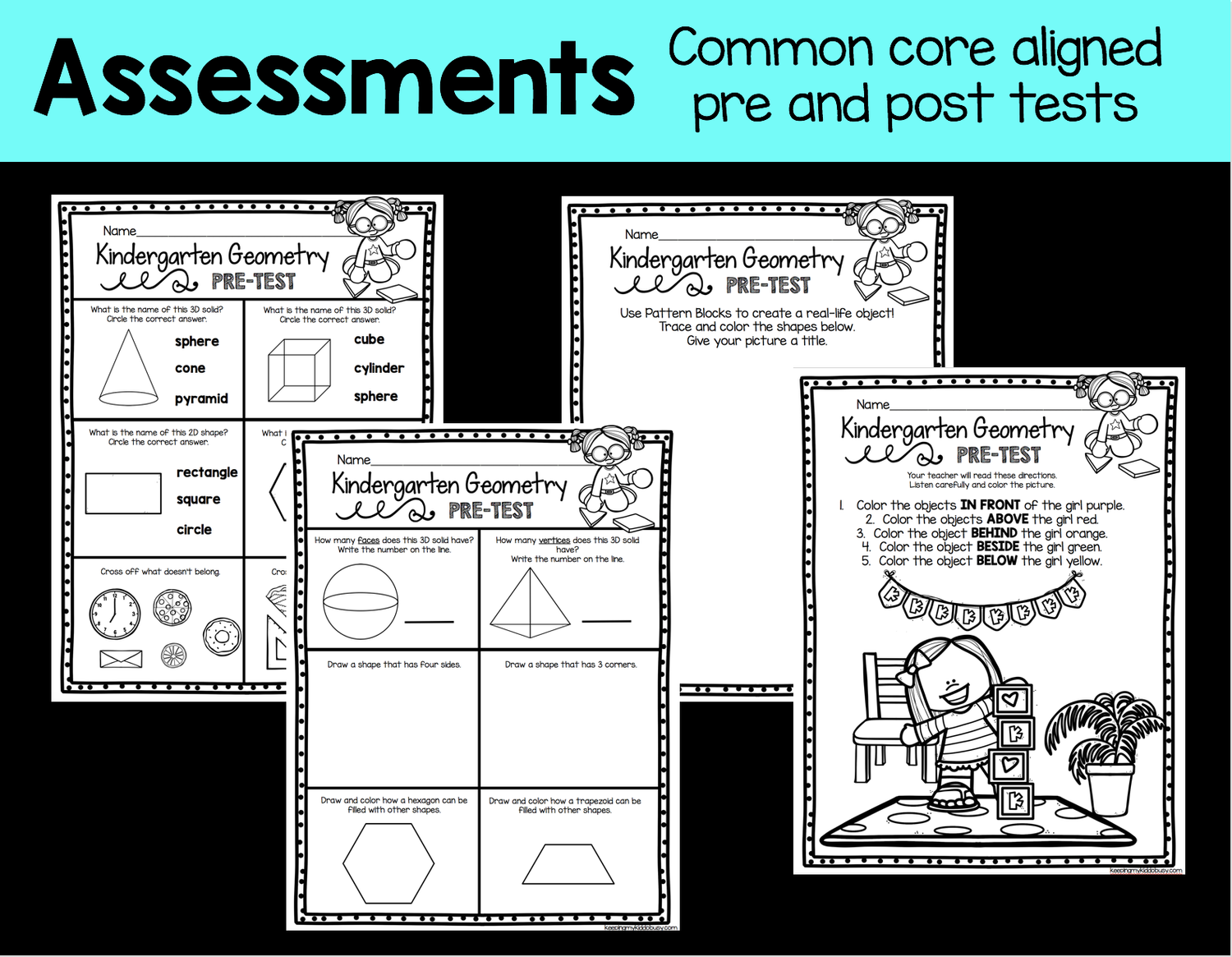 Kindergarten Geometry Unit - FREEBIES — Keeping My Kiddo Busy