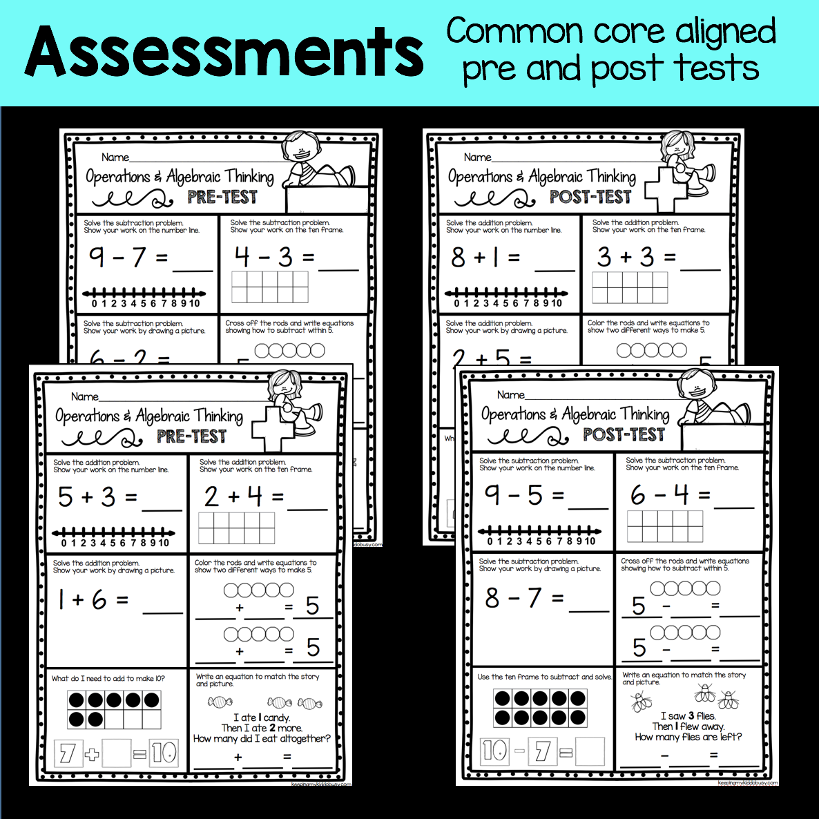 Operations & Algebraic Thinking Bundle - FREEBIES — Keeping My Kiddo Busy