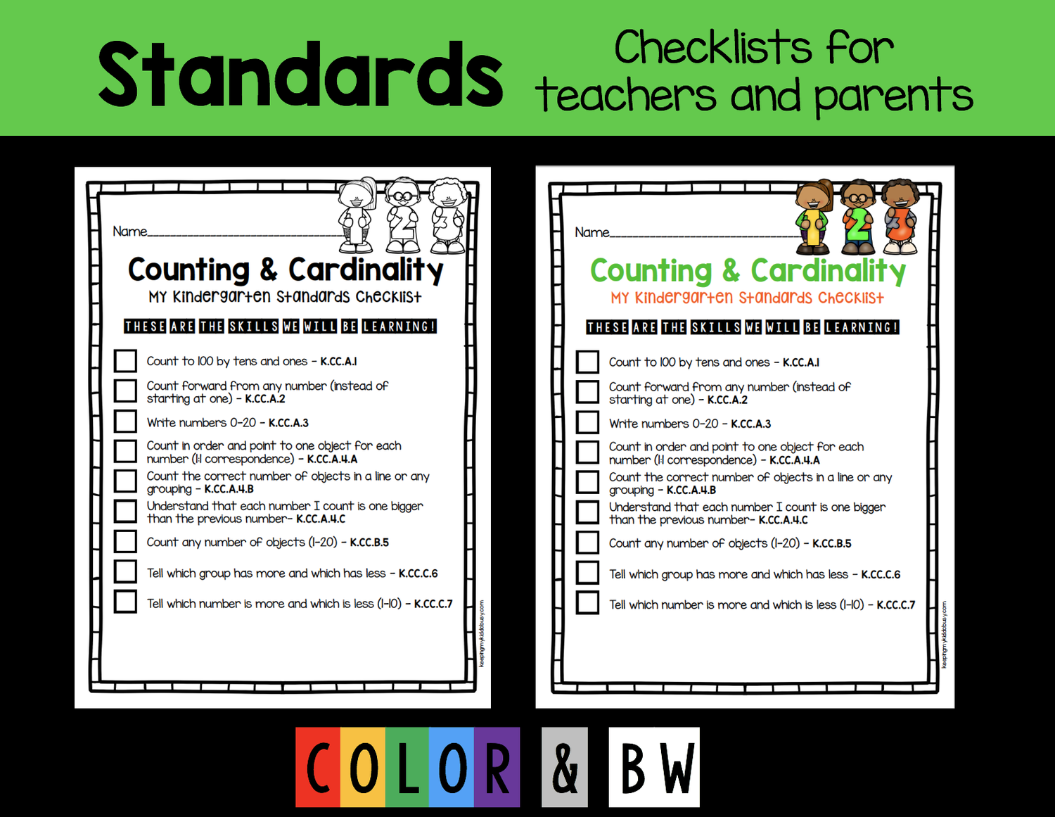 Counting and Cardinality FREEBIES — Keeping My Kiddo Busy