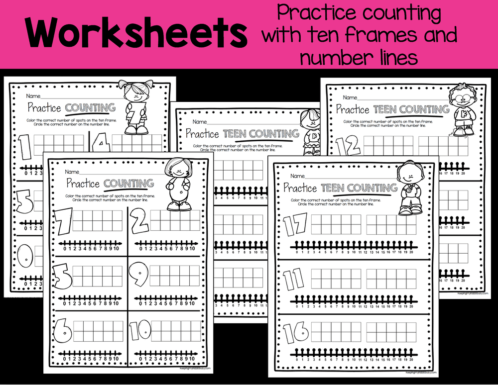 Counting and Cardinality FREEBIES — Keeping My Kiddo Busy