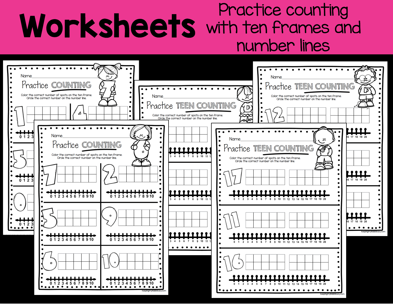 Counting and Cardinality FREEBIES — Keeping My Kiddo Busy