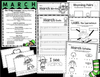 March Math & ELA Kindergarten Pack - No Prep FREEBIES — Keeping My ...