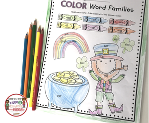 March Math & ELA Kindergarten Pack - No Prep FREEBIES — Keeping My ...