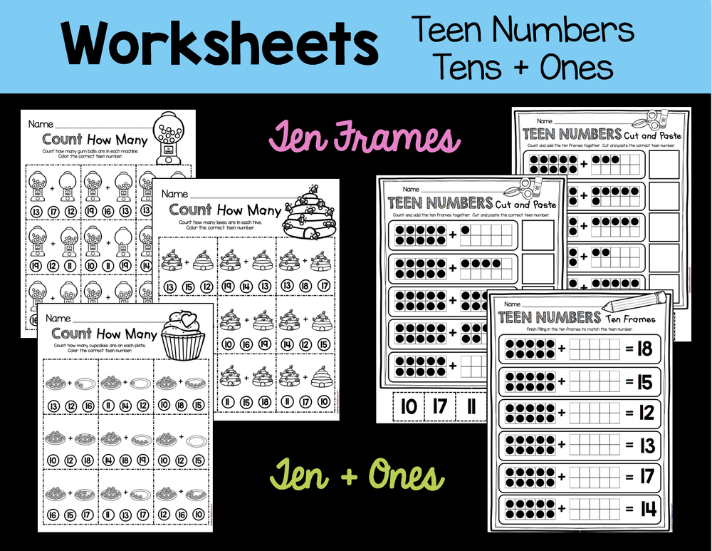 Teen Numbers & Place Value - FREEBIES — Keeping My Kiddo Busy