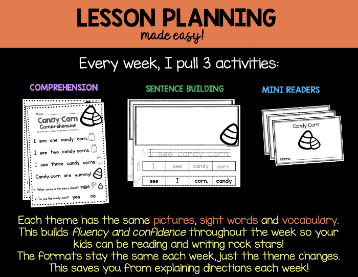 Read and Write Like a Rock Star - October FREEBIES — Keeping My Kiddo Busy