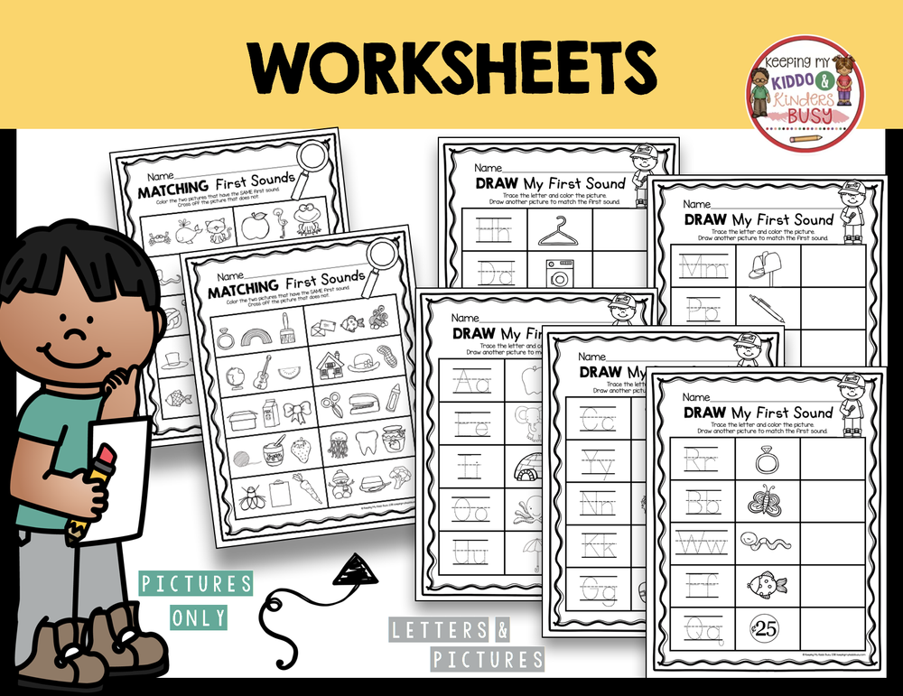 Teaching First Sounds - Complete Unit with FREEBIES — Keeping My Kiddo Busy