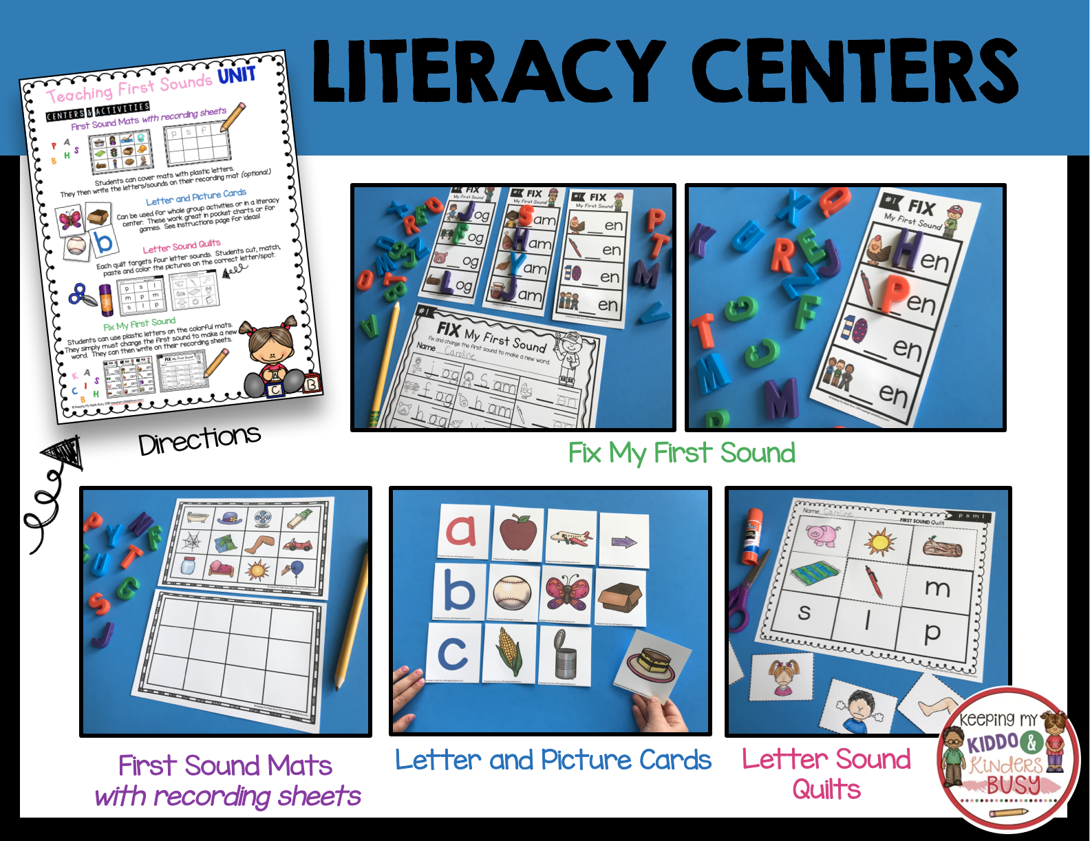 Teaching First Sounds - Complete Unit with FREEBIES — Keeping My Kiddo Busy