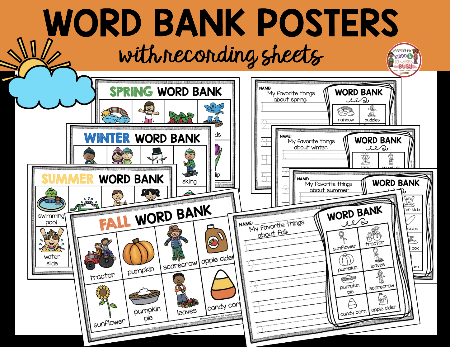 Writing Lists in Kindergarten - Unit 2 FREEBIE — Keeping My Kiddo Busy