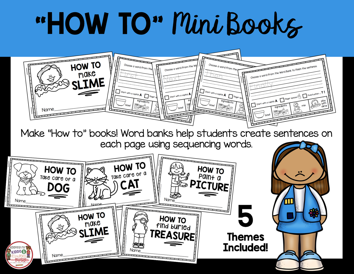 Expository "How-To" Writing FREEBIE — Keeping My Kiddo Busy