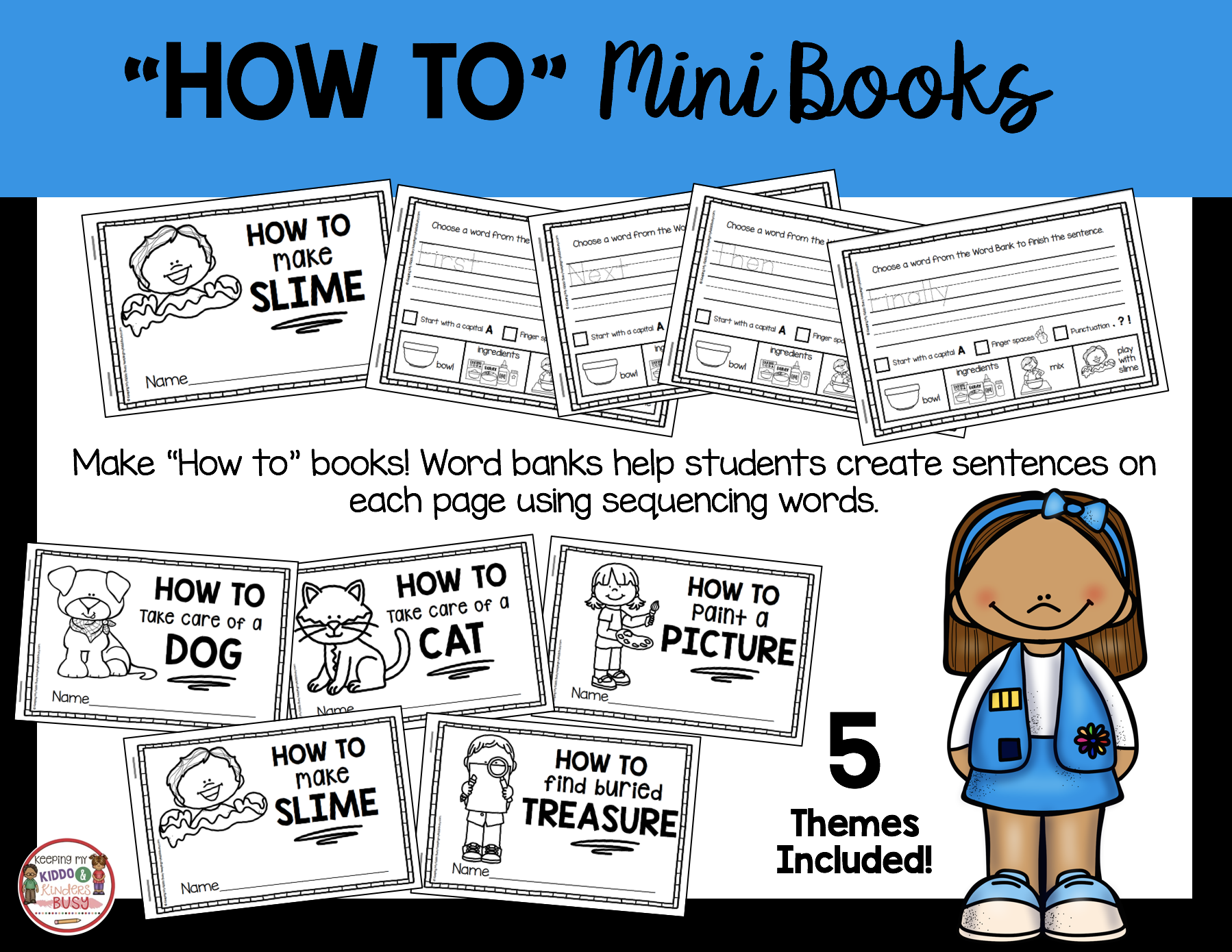 Expository "How-To" Writing FREEBIE — Keeping My Kiddo Busy