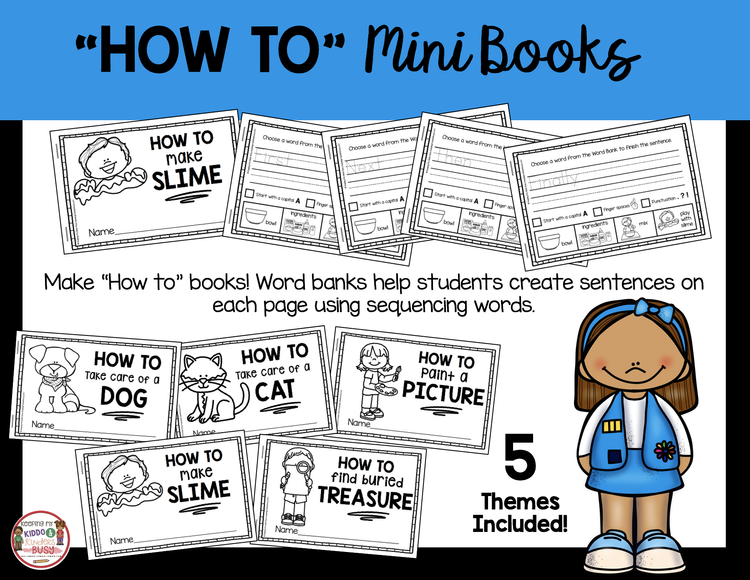 Expository "How-To" Writing FREEBIE — Keeping My Kiddo Busy