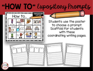 Expository "How-To" Writing FREEBIE — Keeping My Kiddo Busy