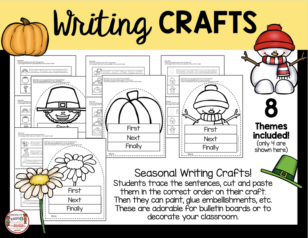 Expository "How-To" Writing FREEBIE — Keeping My Kiddo Busy