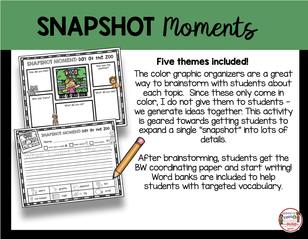 Narrative Writing - FREEBIE — Keeping My Kiddo Busy