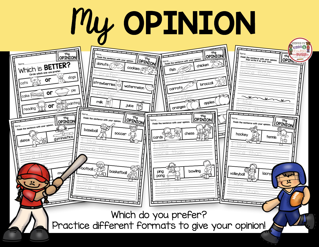 Opinion Writing - Unit 5 - FREE ACTIVITY — Keeping My Kiddo Busy