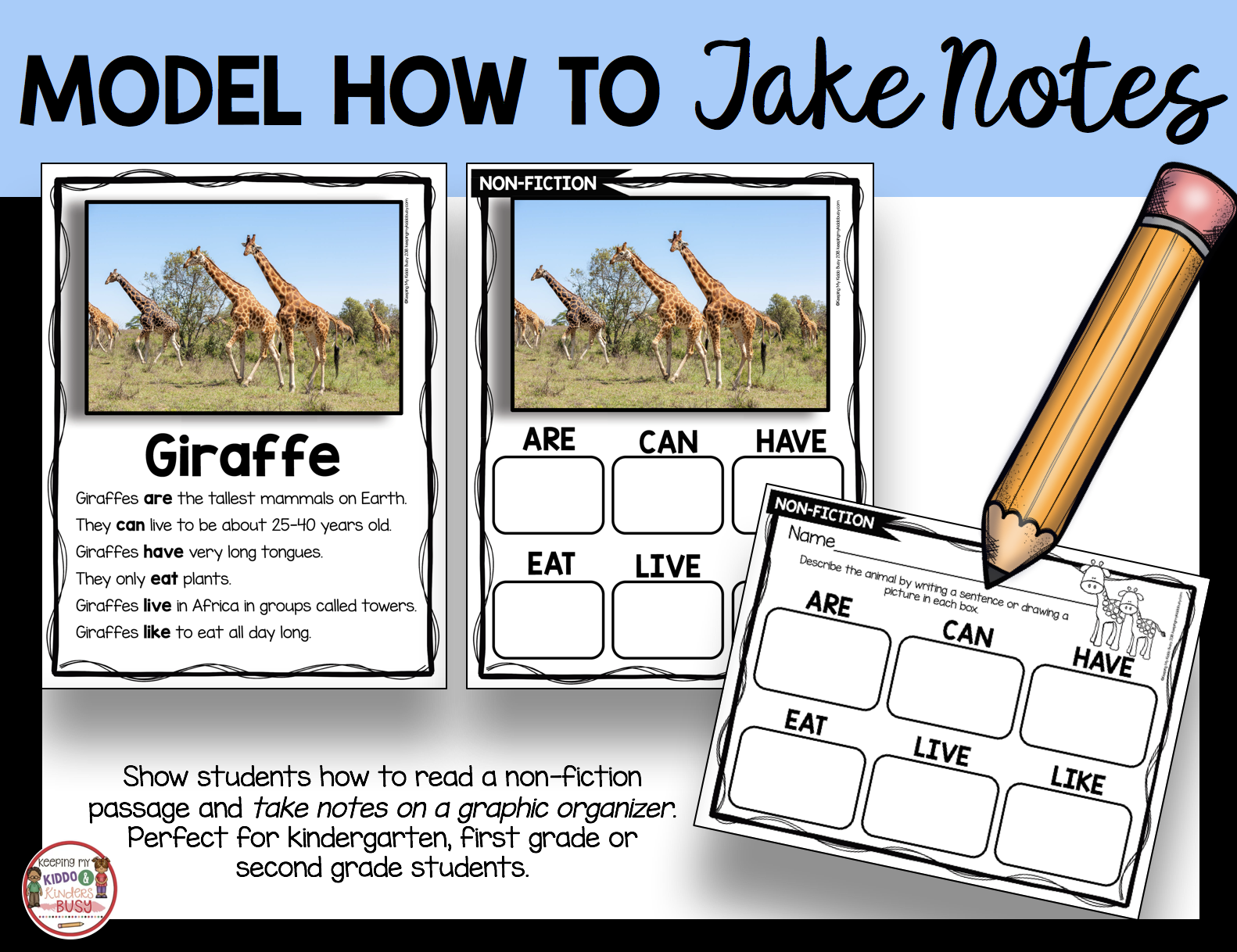 Non-Fiction Writing Unit FREEBIE — Keeping My Kiddo Busy