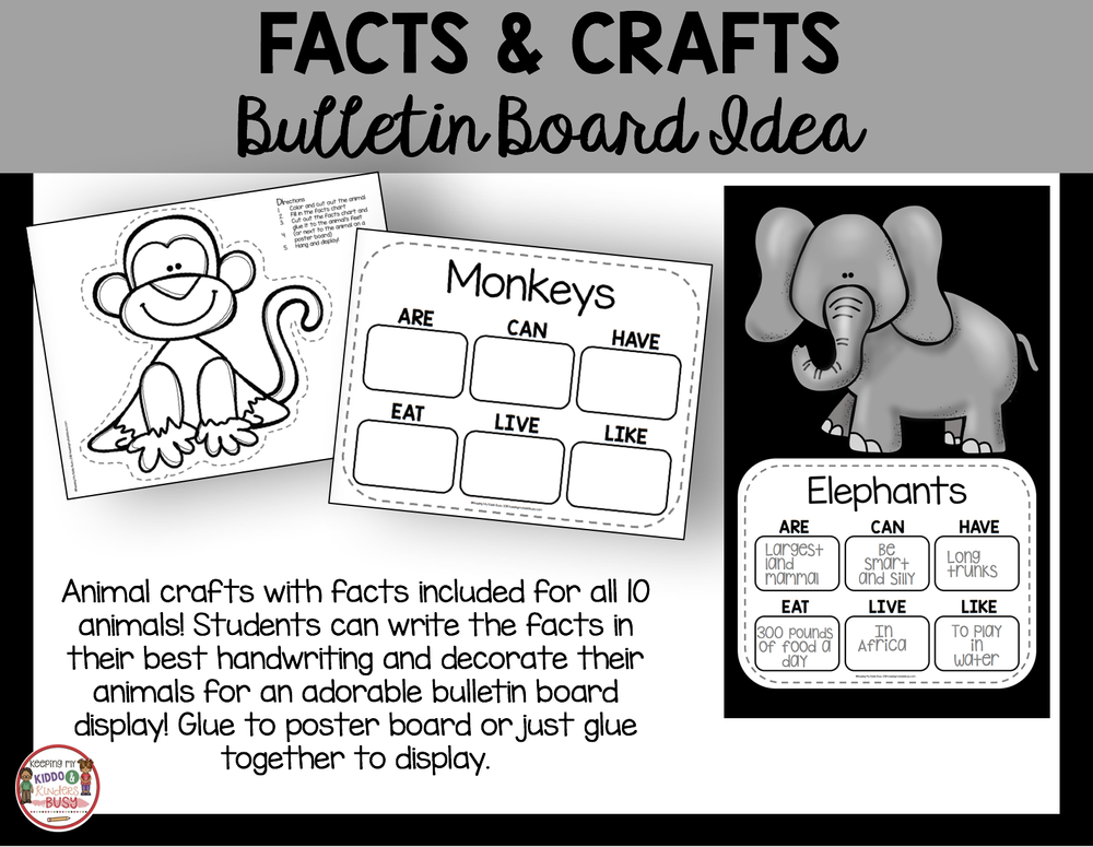 Non-Fiction Writing Unit FREEBIE — Keeping My Kiddo Busy