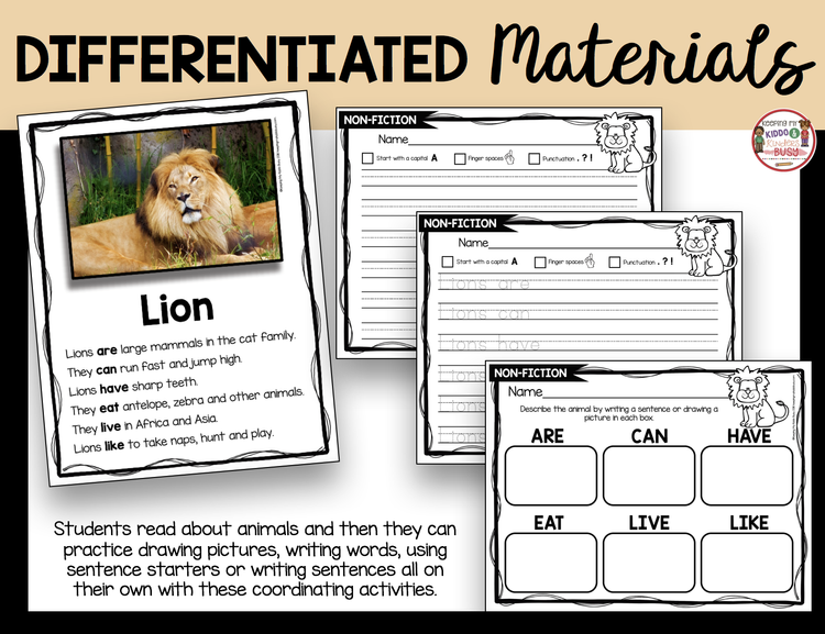 Non-Fiction Writing Unit FREEBIE — Keeping My Kiddo Busy