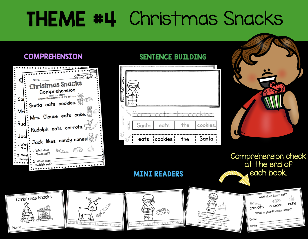 December Reading and Writing - Christmas - FREE BOOK — Keeping My Kiddo ...