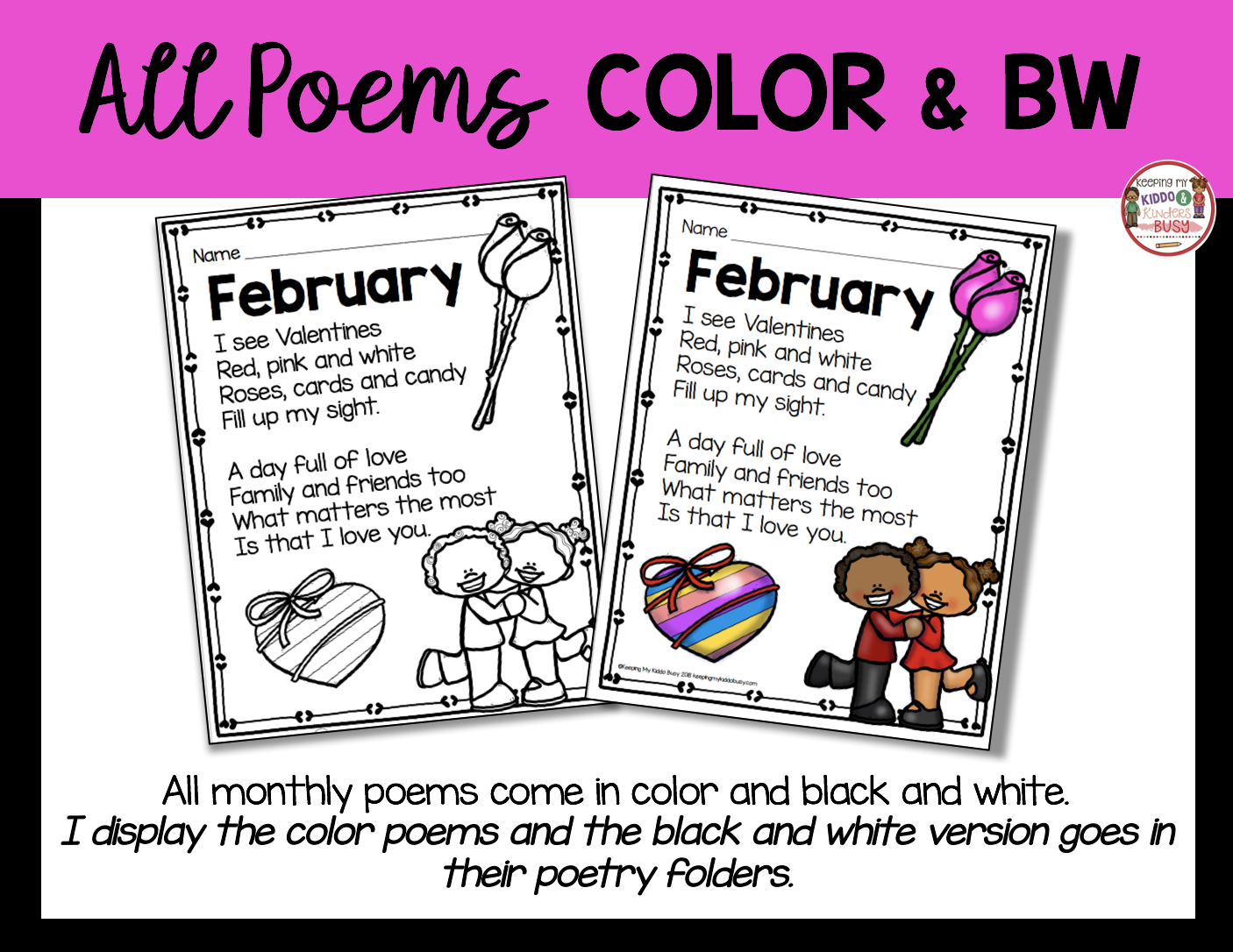 Poetry Writing Unit for Primary Grades — Keeping My Kiddo Busy