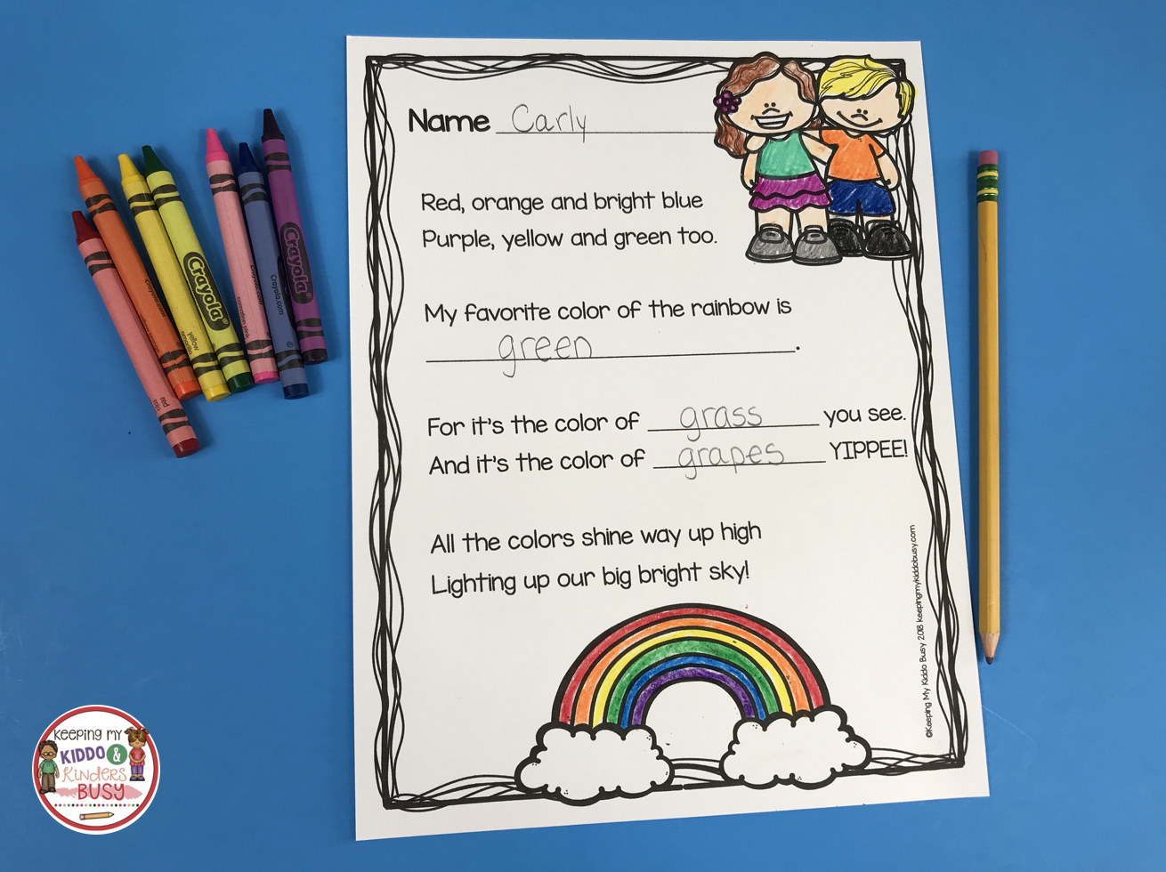Poetry Writing Unit for Primary Grades — Keeping My Kiddo Busy