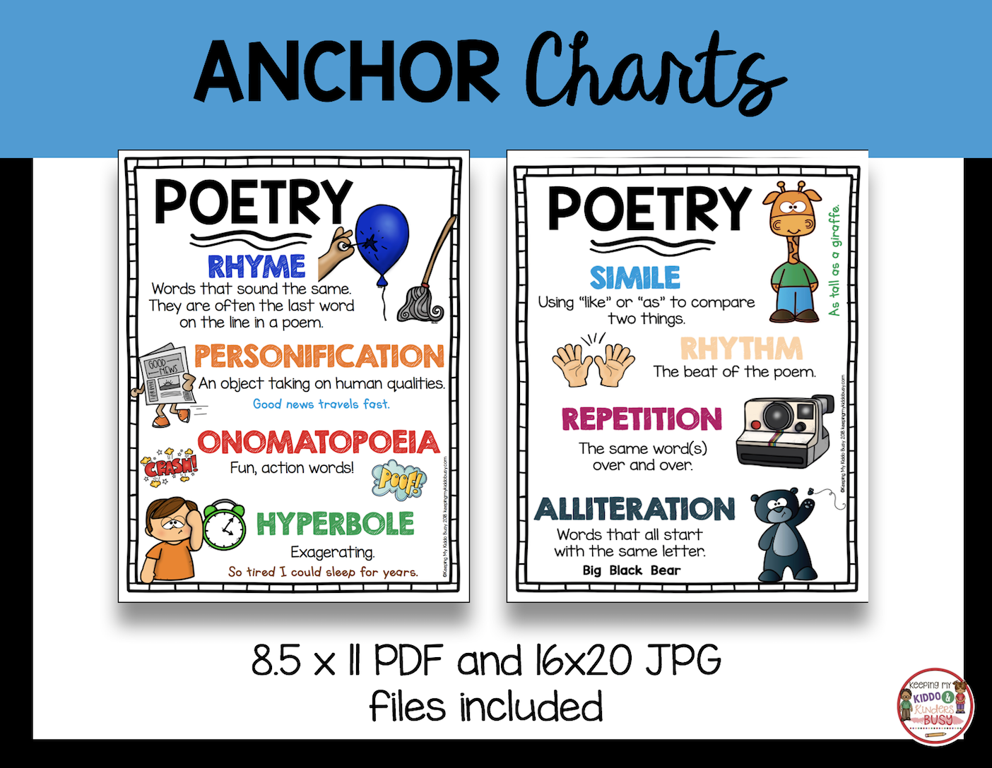 Poetry Writing Unit for Primary Grades — Keeping My Kiddo Busy