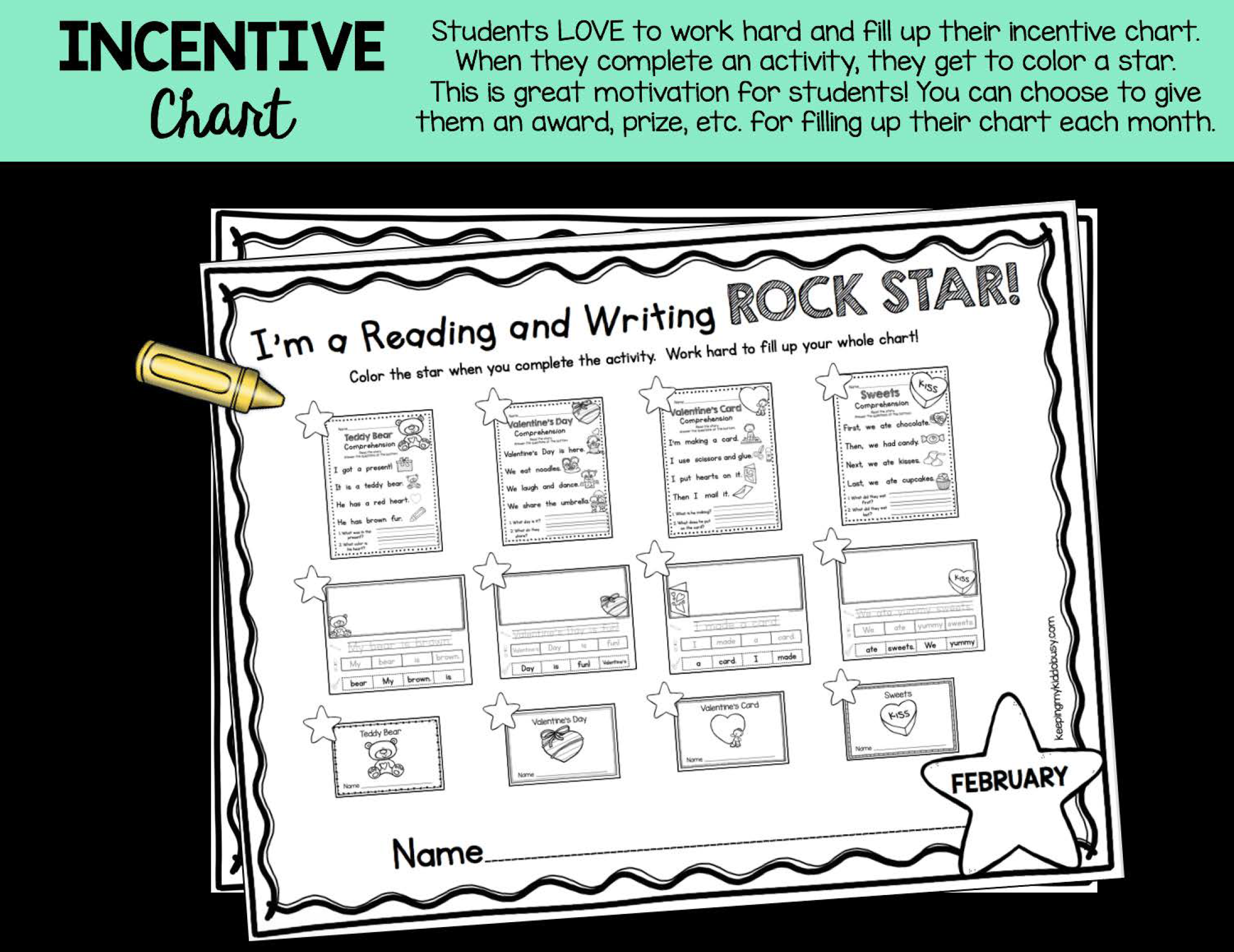 February Reading and Writing - COMPREHENSION FREEBIE — Keeping My Kiddo ...