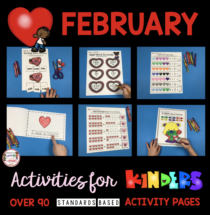 February Math & ELA Pack - FREEBIES — Keeping My Kiddo Busy