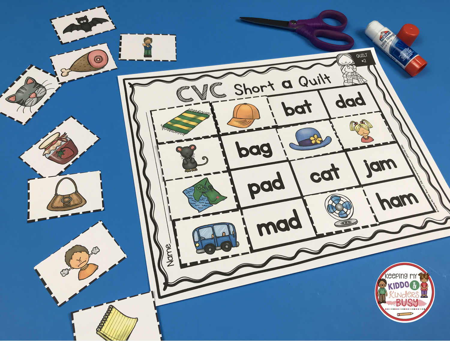 CVC Words — Keeping My Kiddo Busy