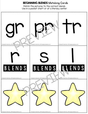 Phonics Unit 5 - Consonant Blends FREEBIE — Keeping My Kiddo Busy