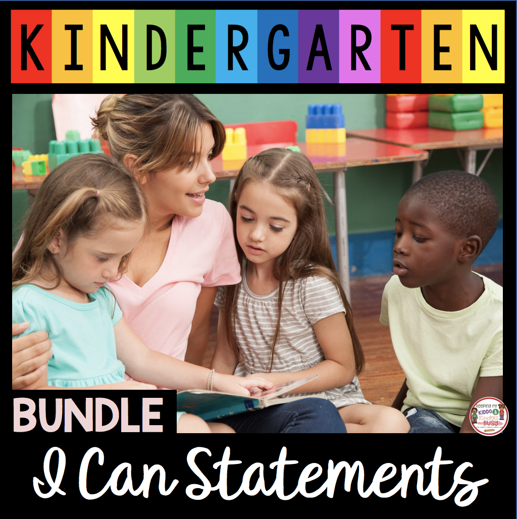 Kindergarten Standards - I Can Statements - FREEBIES — Keeping My Kiddo ...
