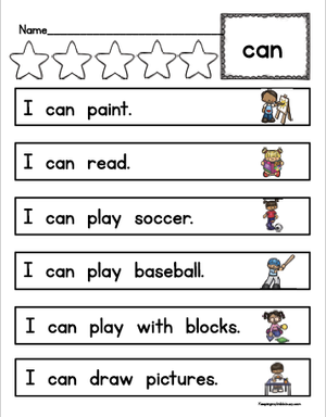 FREE Environmental Print Unit — Keeping My Kiddo Busy