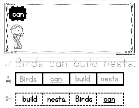 FREE Environmental Print Unit — Keeping My Kiddo Busy