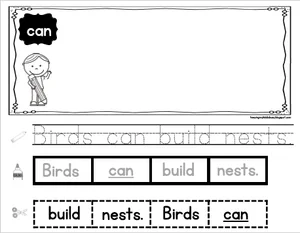 FREE Environmental Print Unit — Keeping My Kiddo Busy