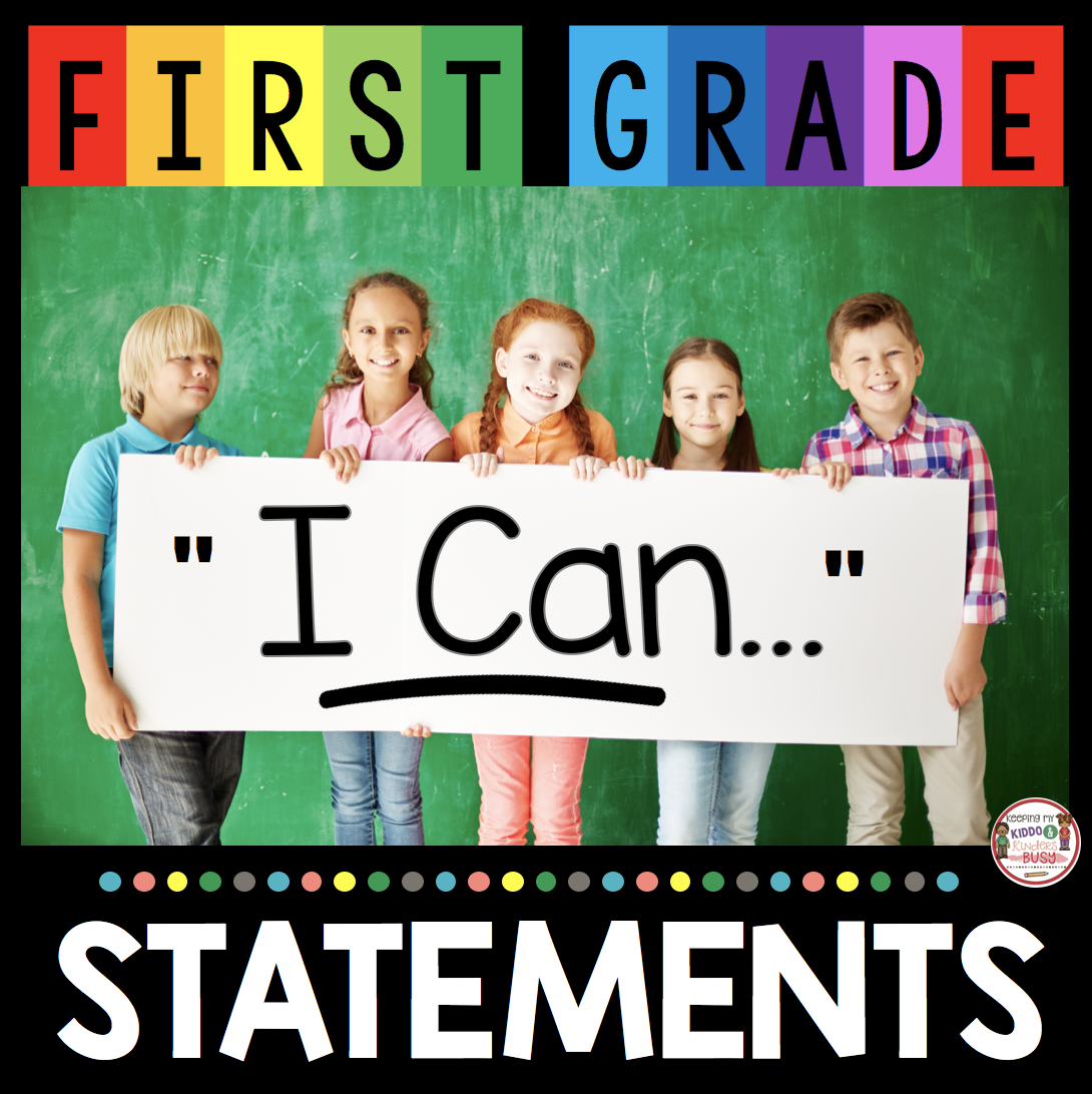 Kindergarten Standards - I Can Statements - FREEBIES — Keeping My Kiddo ...