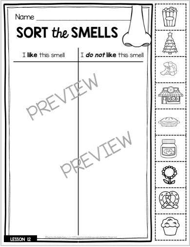 All About My Body and 5 Senses - FREE ACTIVITY - Science Unit 1 ...