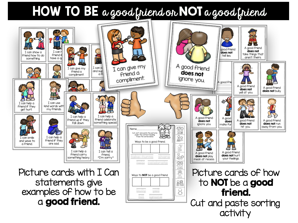 All About Friendship FREE ACTIVITIES Keeping My Kiddo Busy